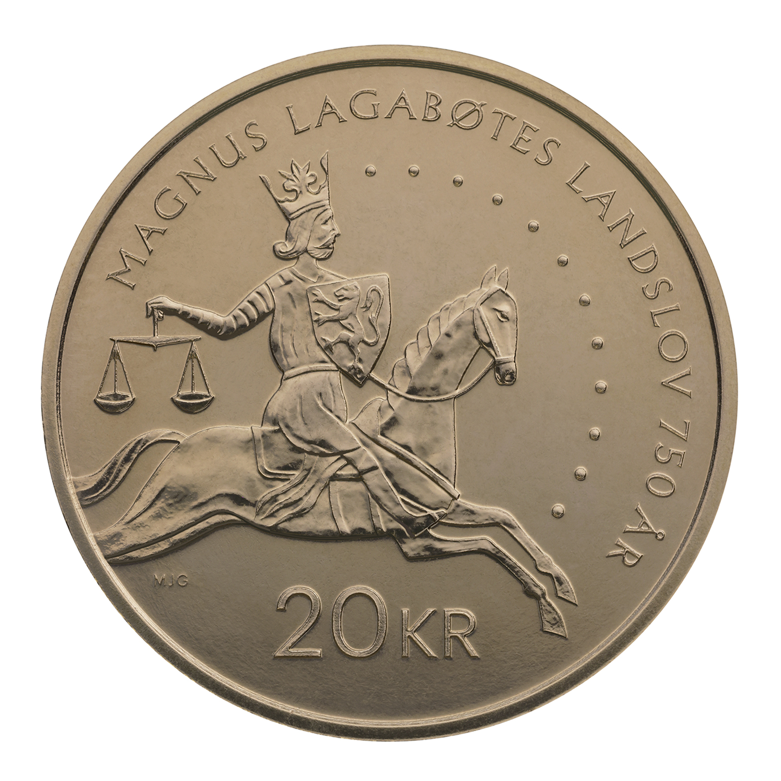 Magnus VI Lagabøte’s national legal code. Special edition 20-krone ...